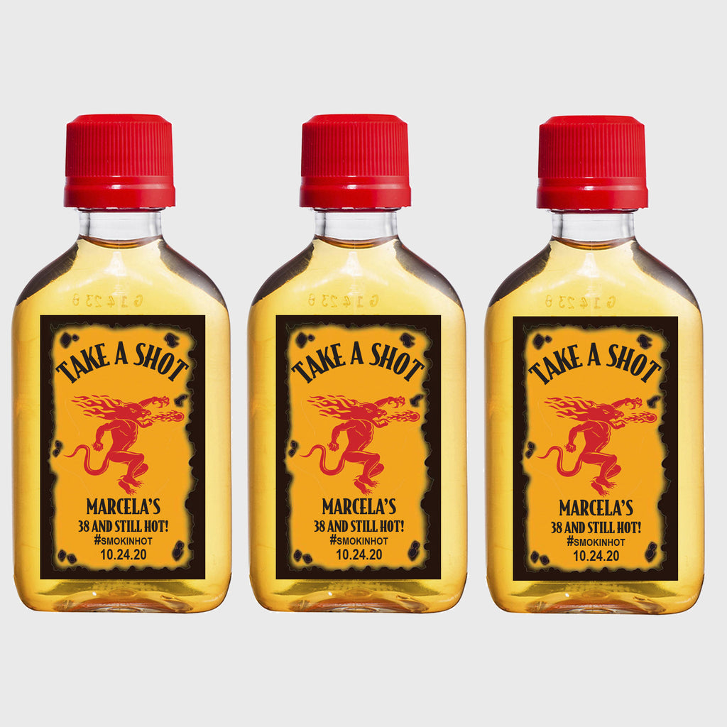 Fireball Whisky Birthday Labels | Labelyourlife