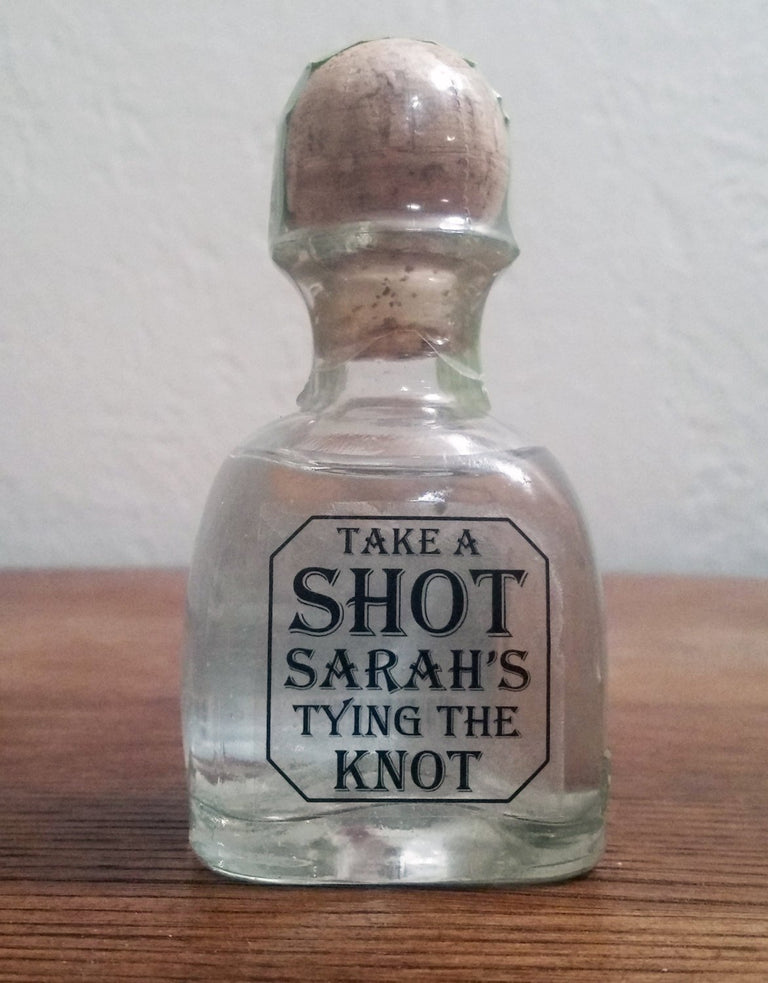 Custom Patron label Bachelorette Party Favors | Labelyourlife