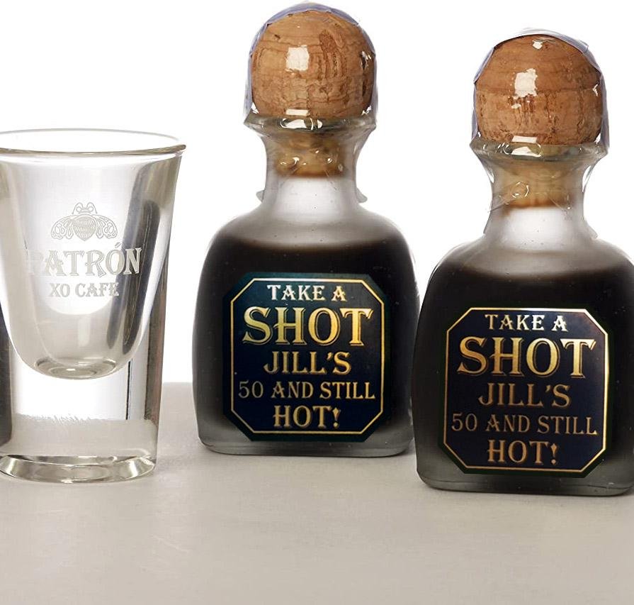 Patron XO Cafe Personalized Birthday Party labels | Labelyourlife