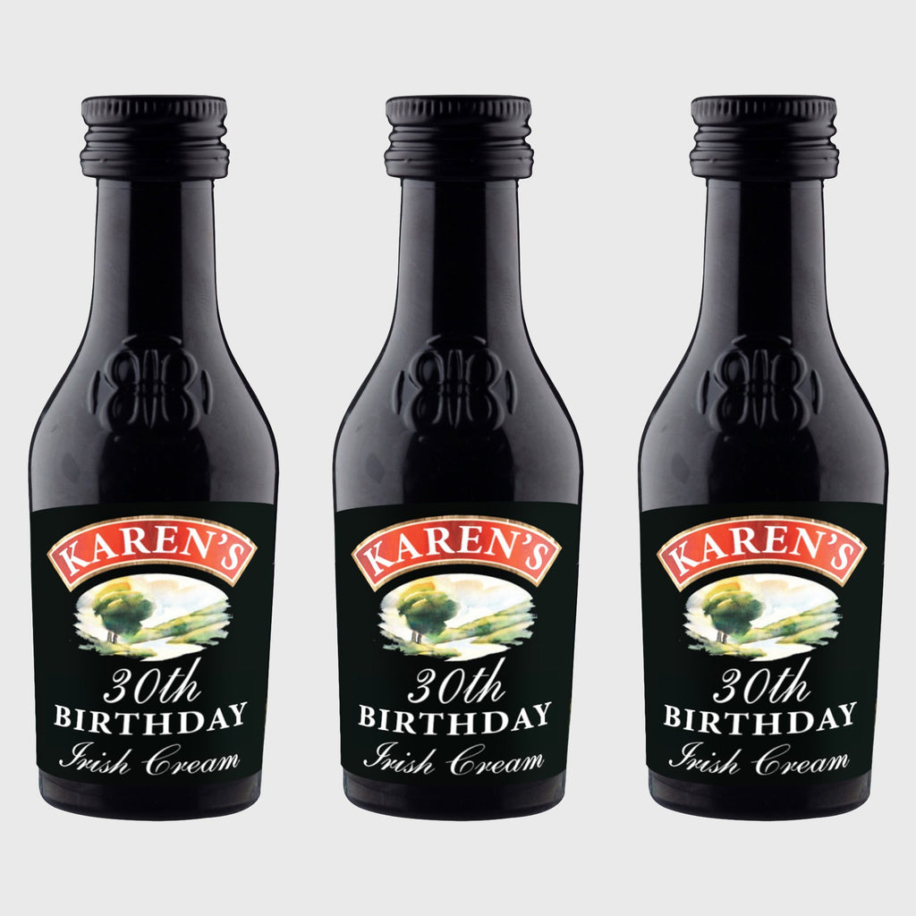 Bailey's Irish Cream Liquor Bottle Labels | Labelyourlife