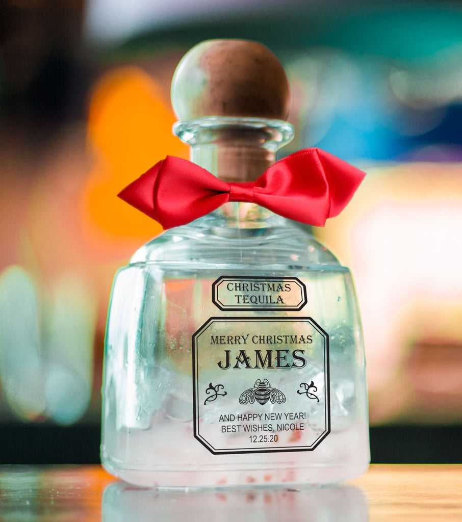 Christmas personalized Patron label | Labelyourlife