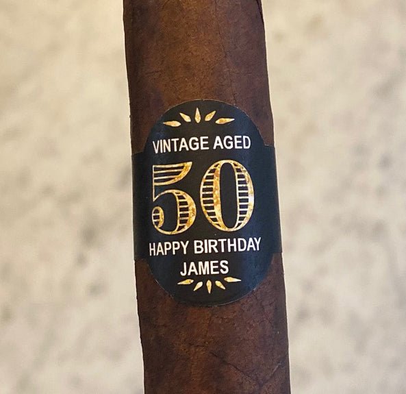 Cigar Birthday Labels | Labelyourlife