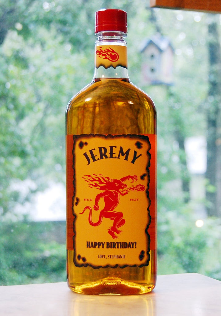 Fireball Whiskey Label