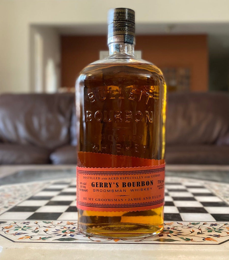 Bulleit Bourbon Custom Groomsmen Gifts | Labelyourlife