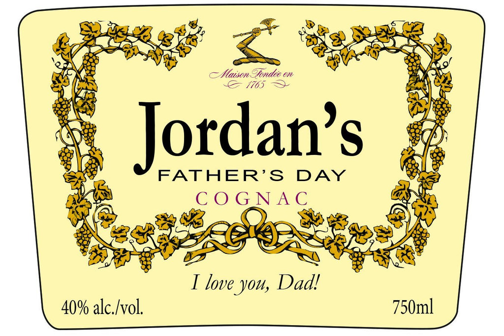 Hennessy Father's Day Gift Label | Labelyourlife