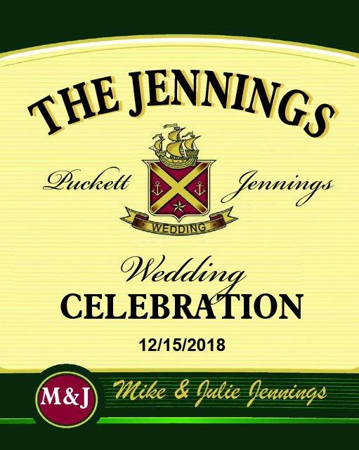 Personalized liquor minis make great wedding favors! | Labelyourlife