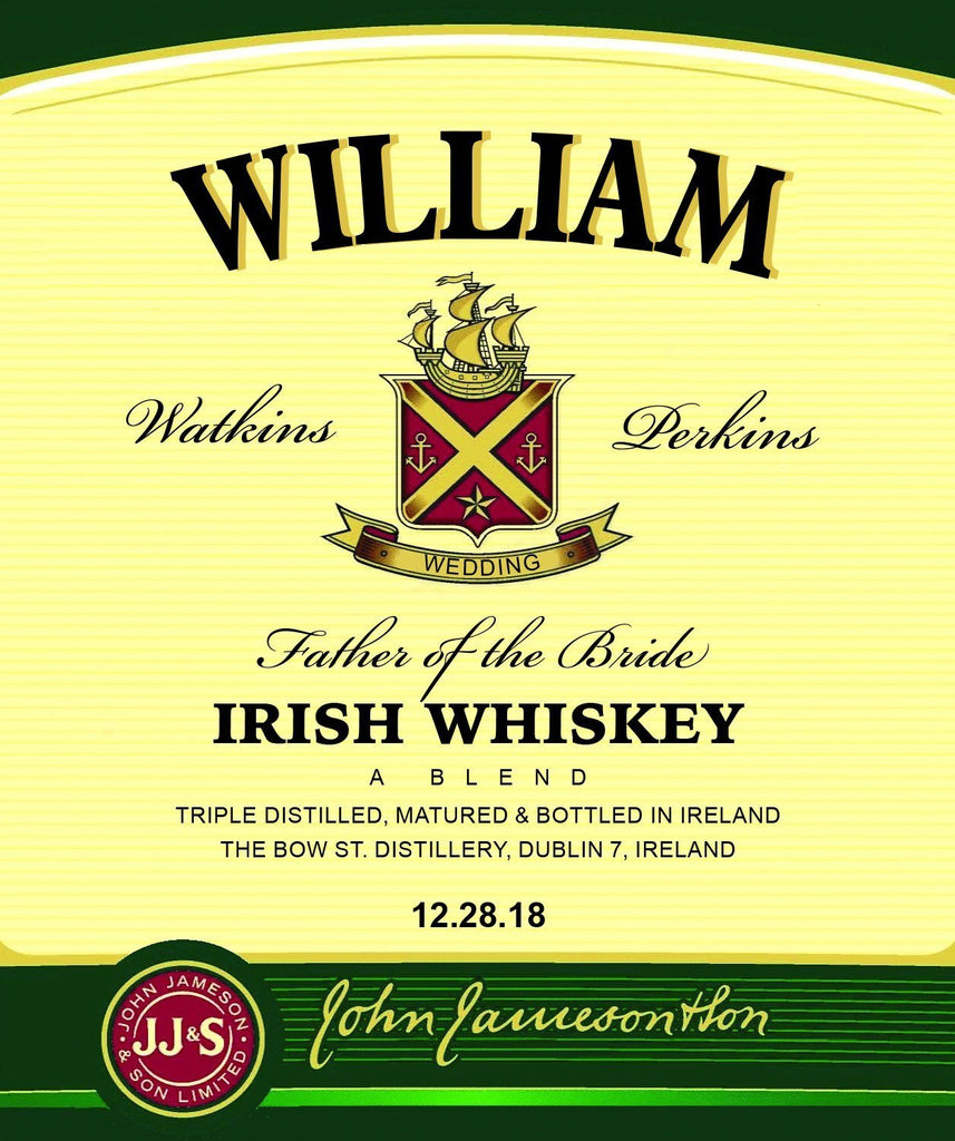 Jameson Irish Whiskey Label
